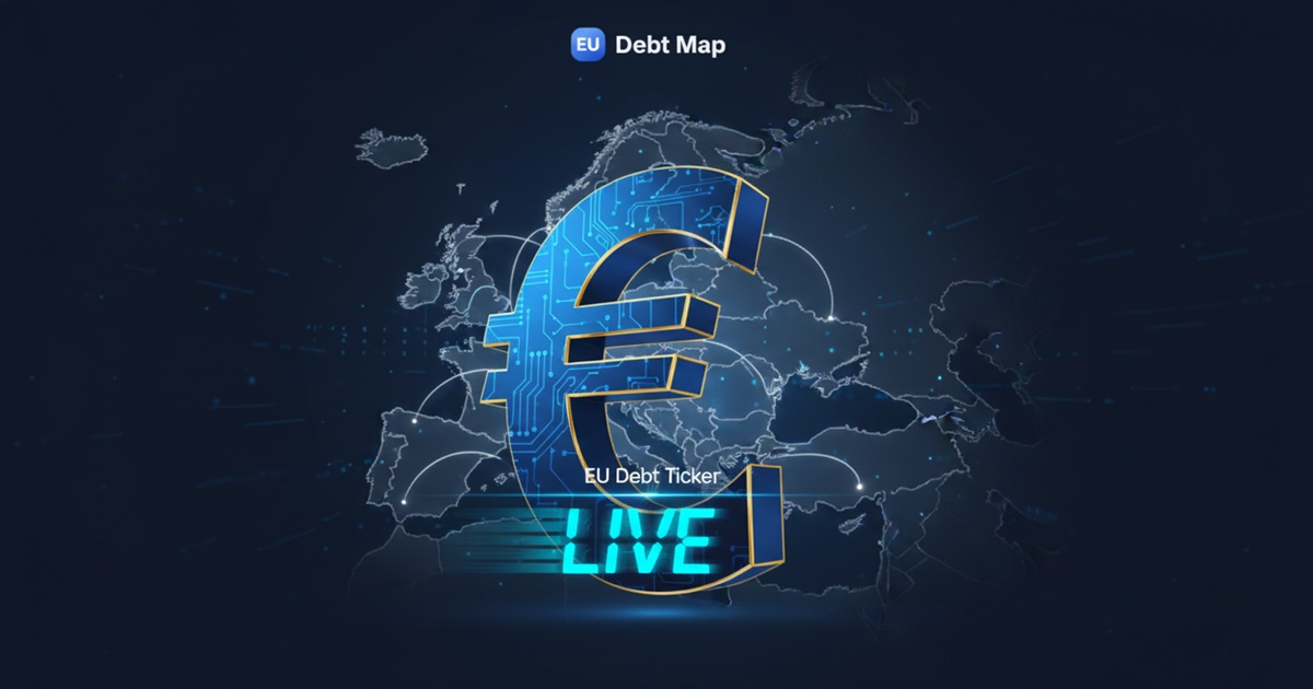 Italy public debt & GDP ratio (live) | EU Debt Map